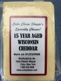 Cuba Cheese Shoppe Inc.: Extra Aged Cheddar